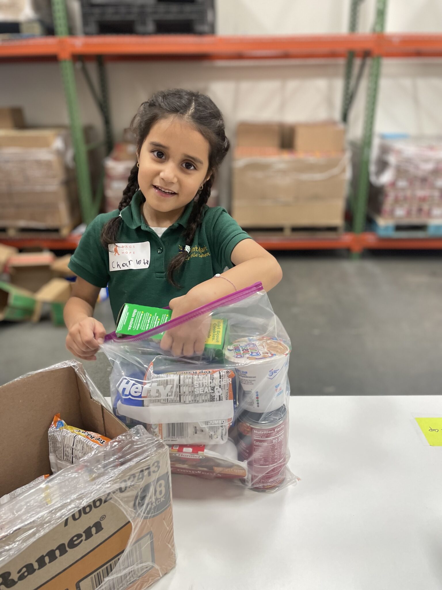 Local nonprofit tackles food insecurity in schools - Bags of Hope